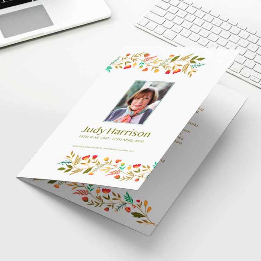 A5 Funeral Order of Service Printing | Print-Print