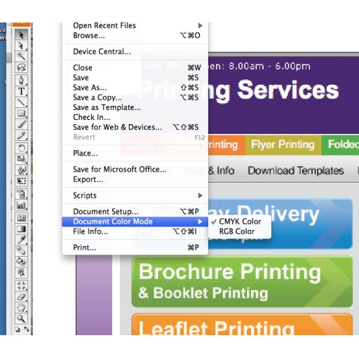Convert RGB Colour to CMYK using illustrator - Print & Marketing Blog