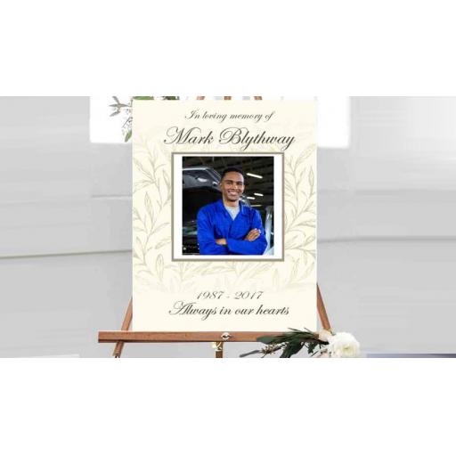 How to Design a Funeral Memory Board - Print & Marketing Blog
